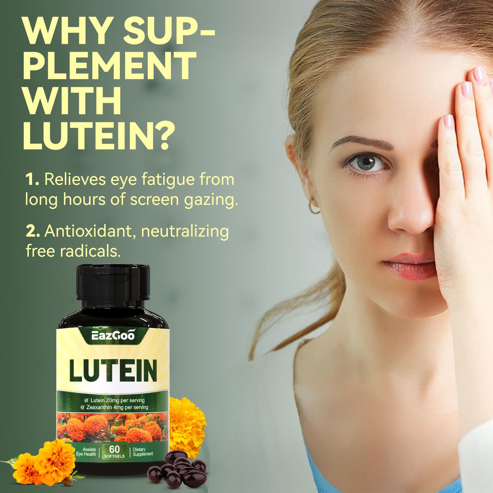 premium lutein formula for eye wellness