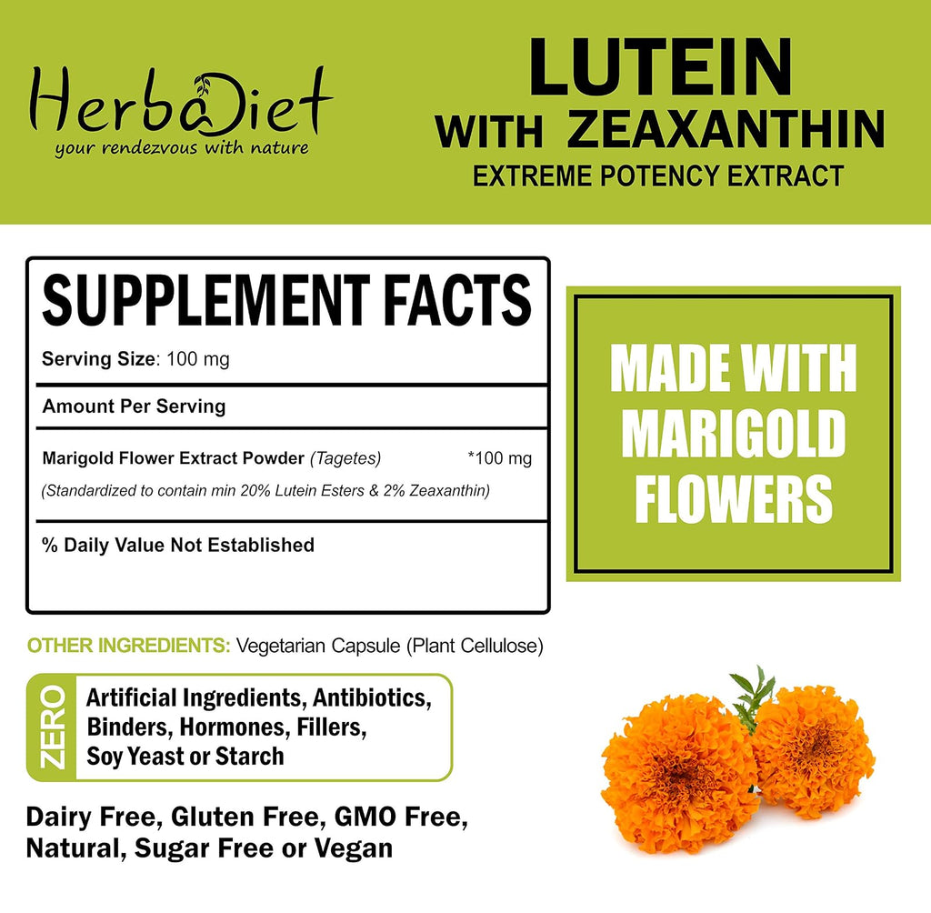 Premium lutein powder for wellness