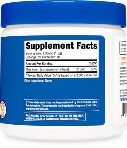 premium magnesium citrate for better absorption