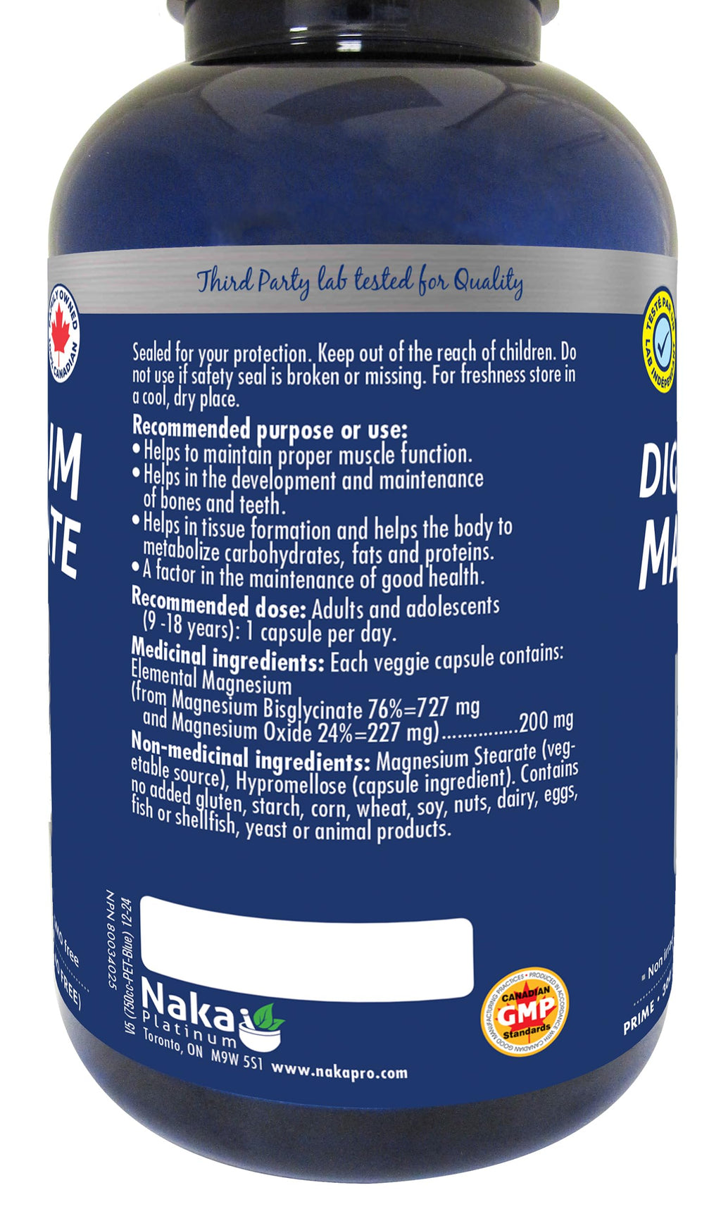 premium magnesium complex for vitality