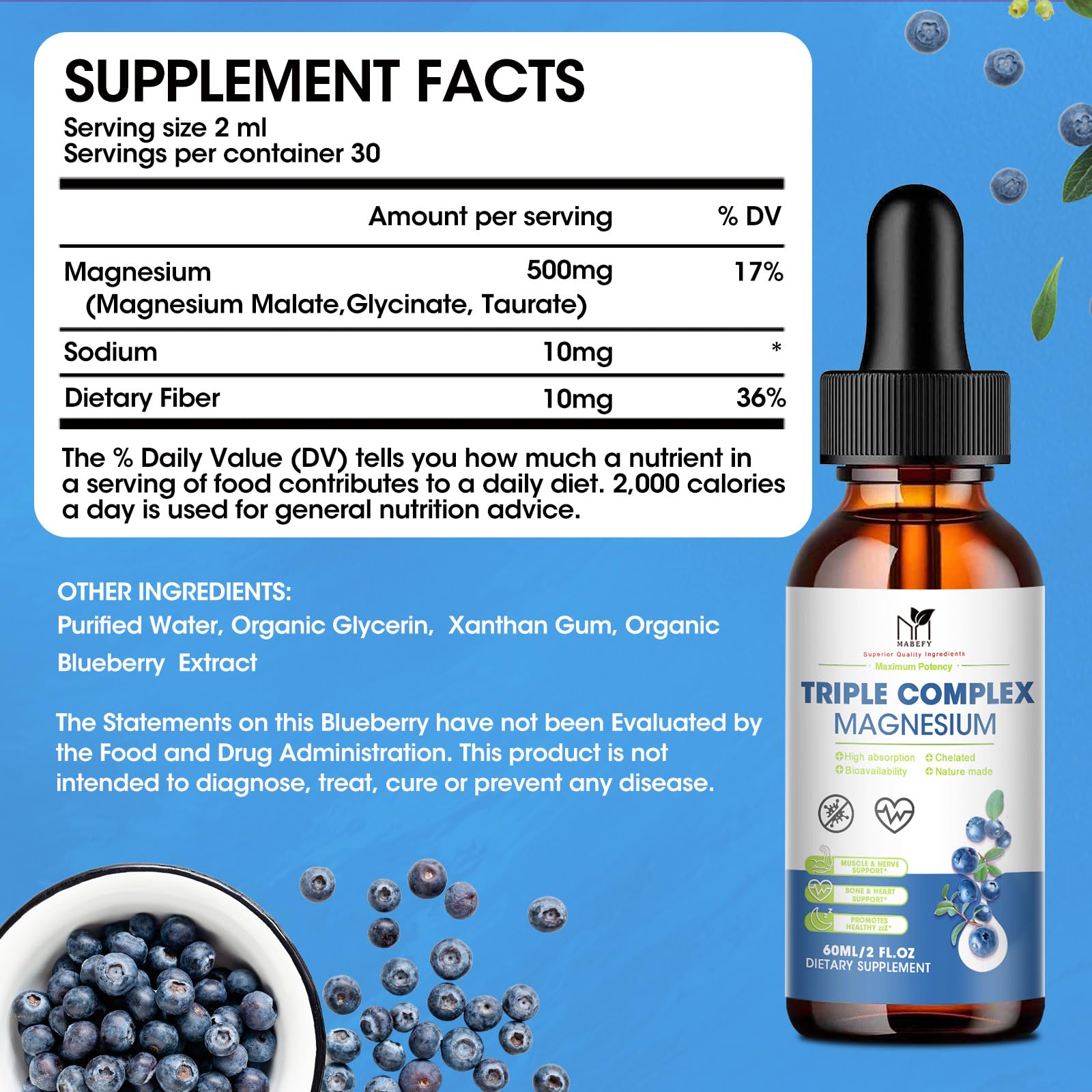 premium magnesium drops for health benefits