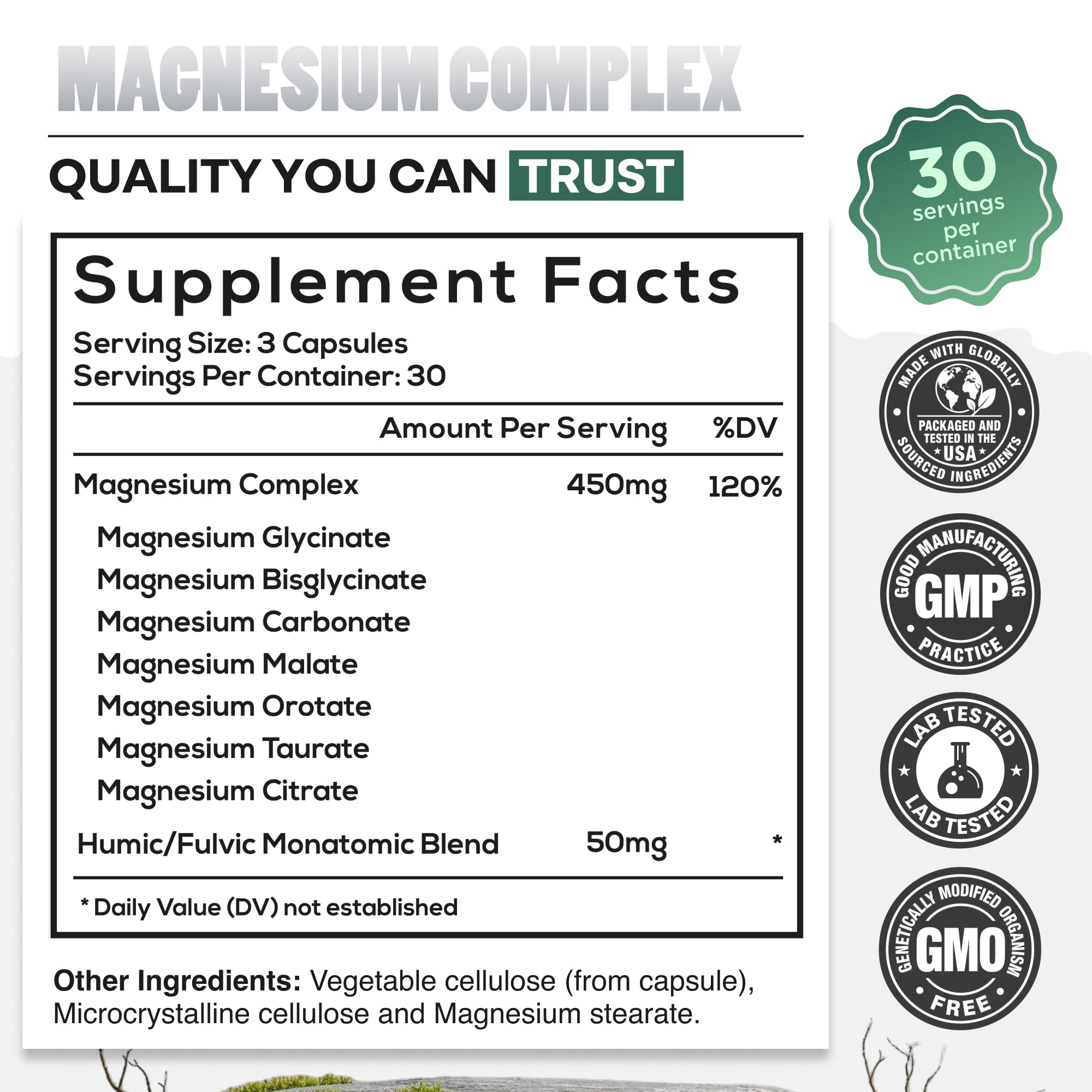 premium magnesium for women and men