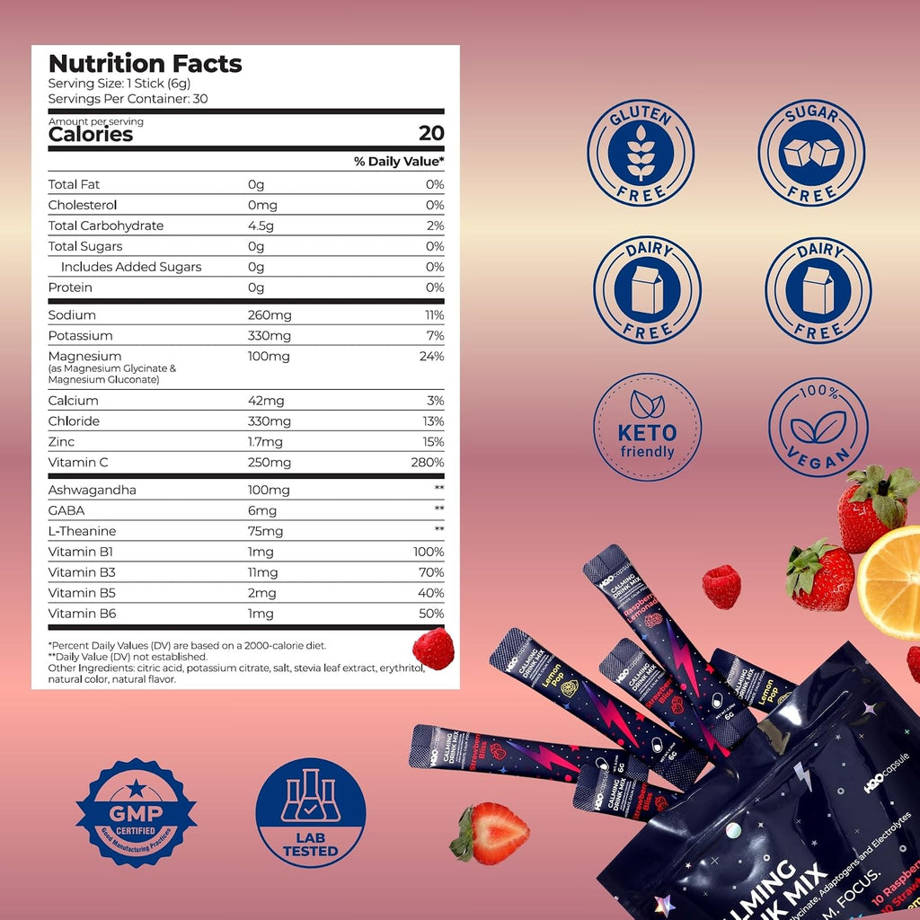 Premium magnesium powder for improved mood