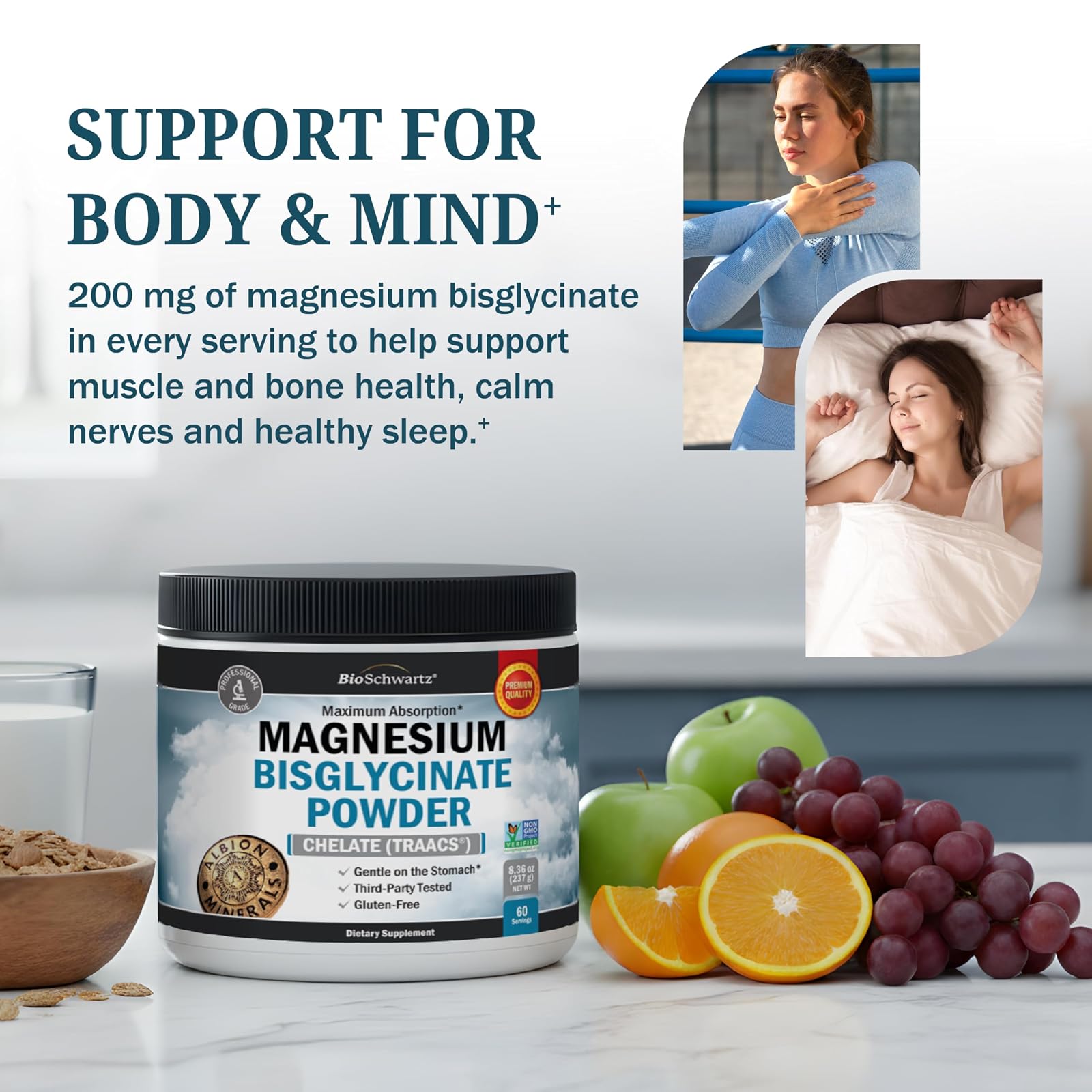 premium magnesium powder for stress relief