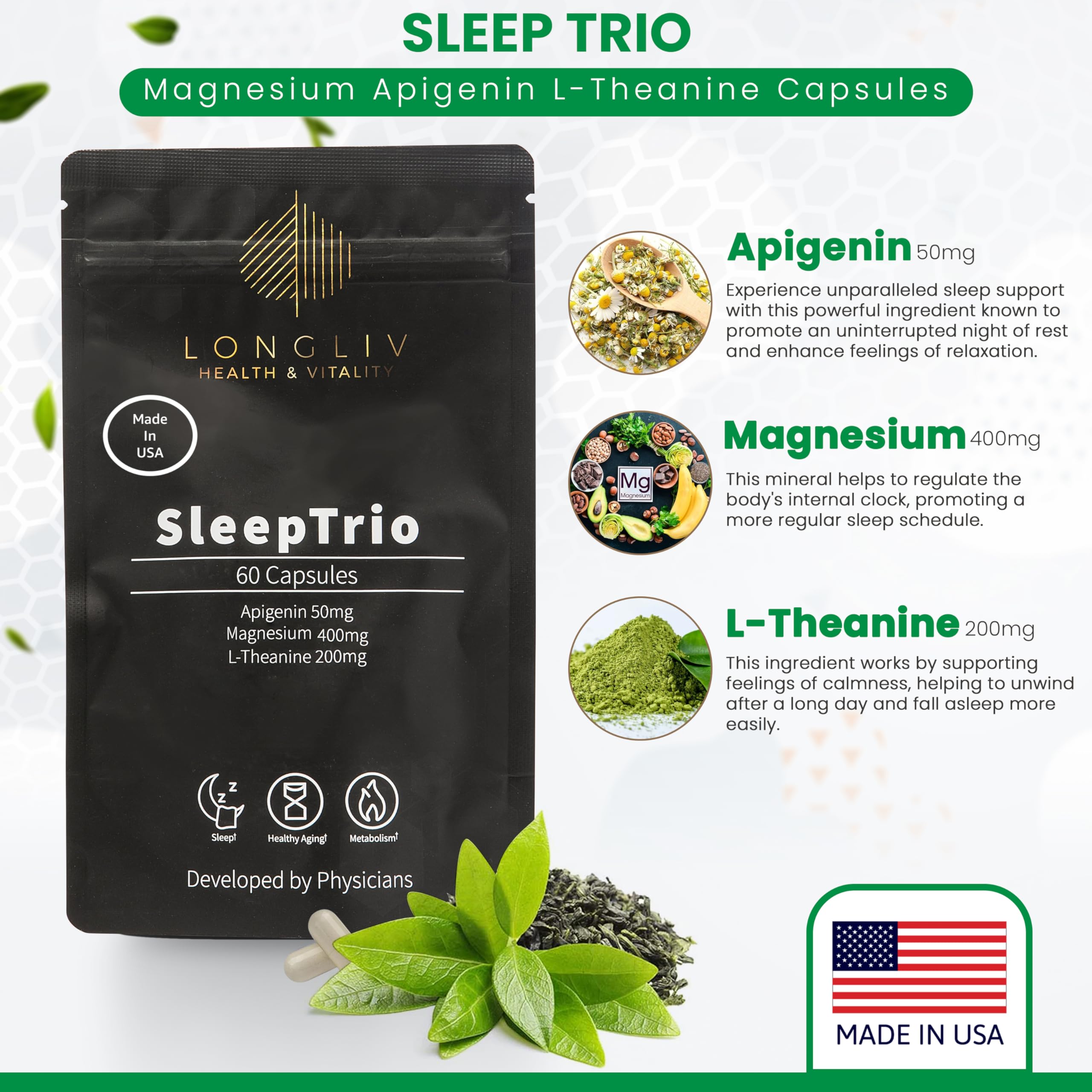Premium magnesium supplement for restful nights