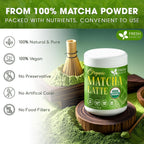 premium matcha latte powder 16 oz