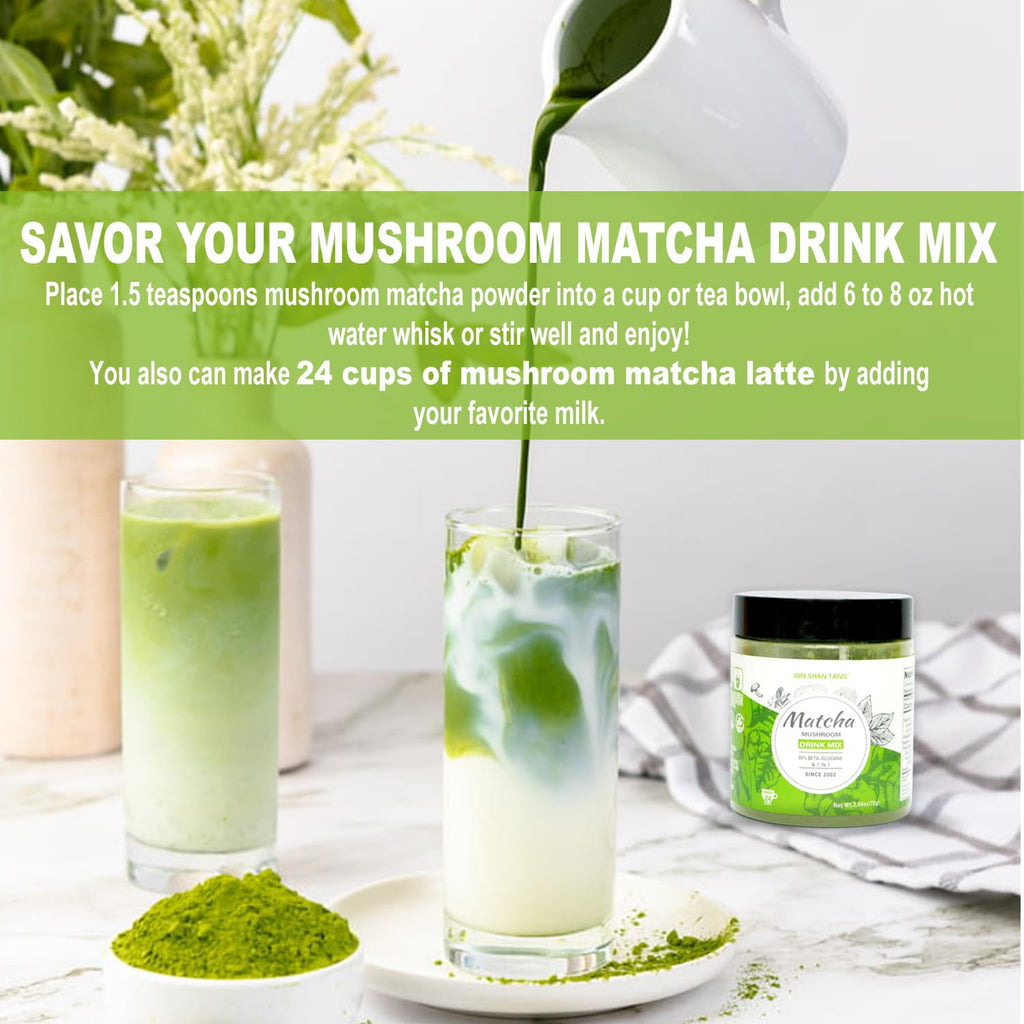 premium matcha with adaptogenic benefits