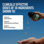 premium men's multivitamin with 30 servings