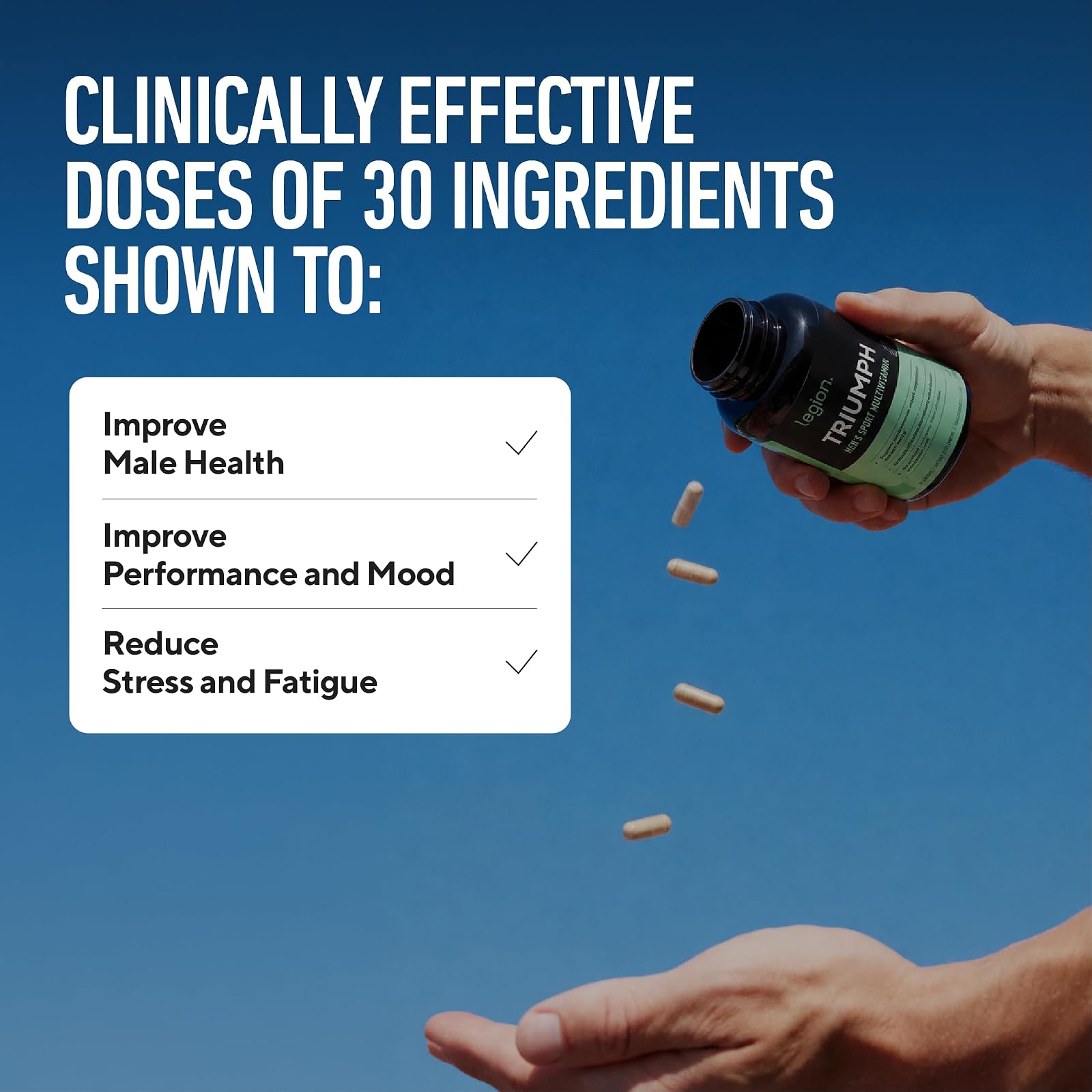 premium men's multivitamin with 30 servings