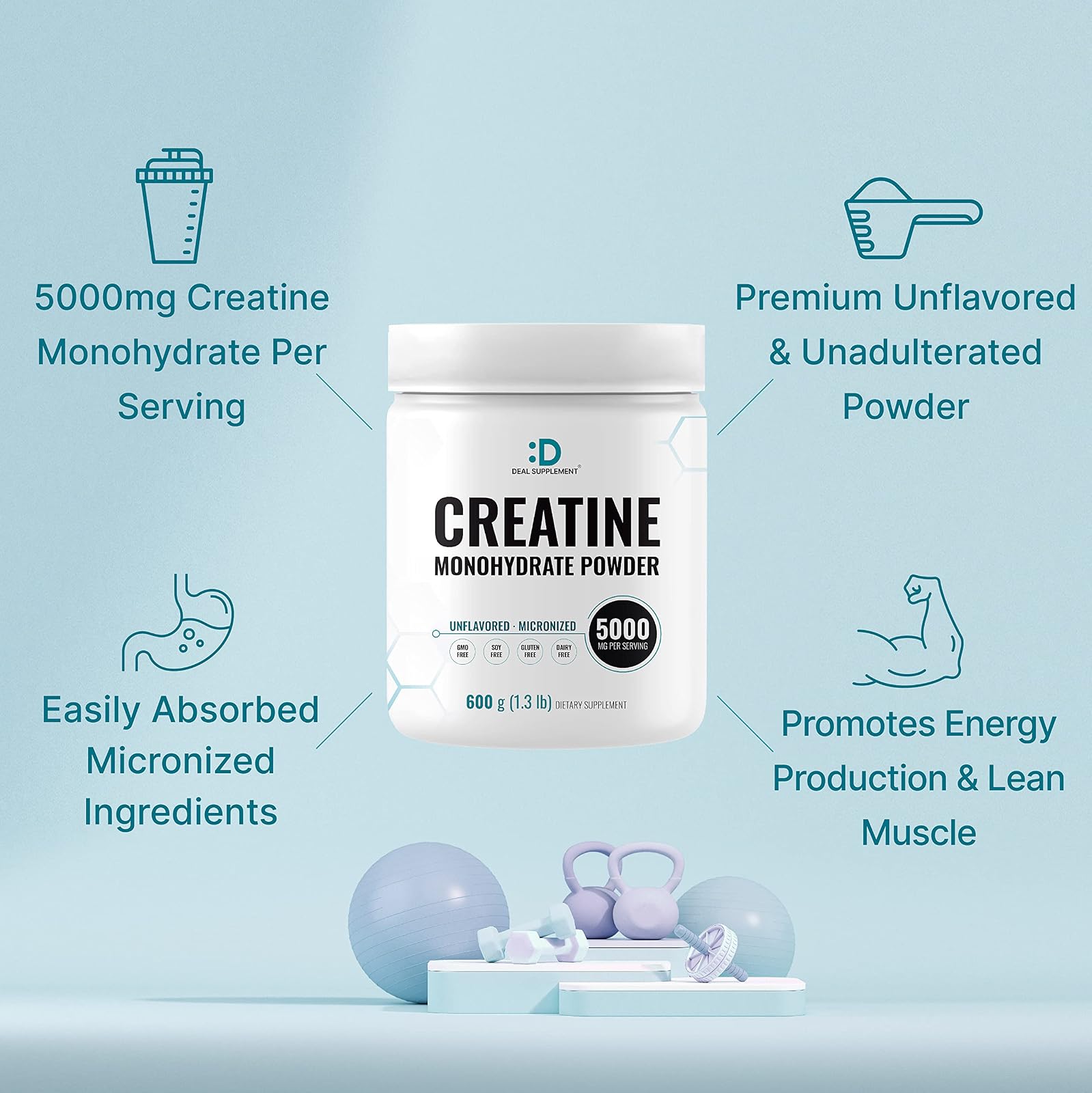 premium micronized creatine for athletes