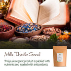 premium milk thistle dried leaves