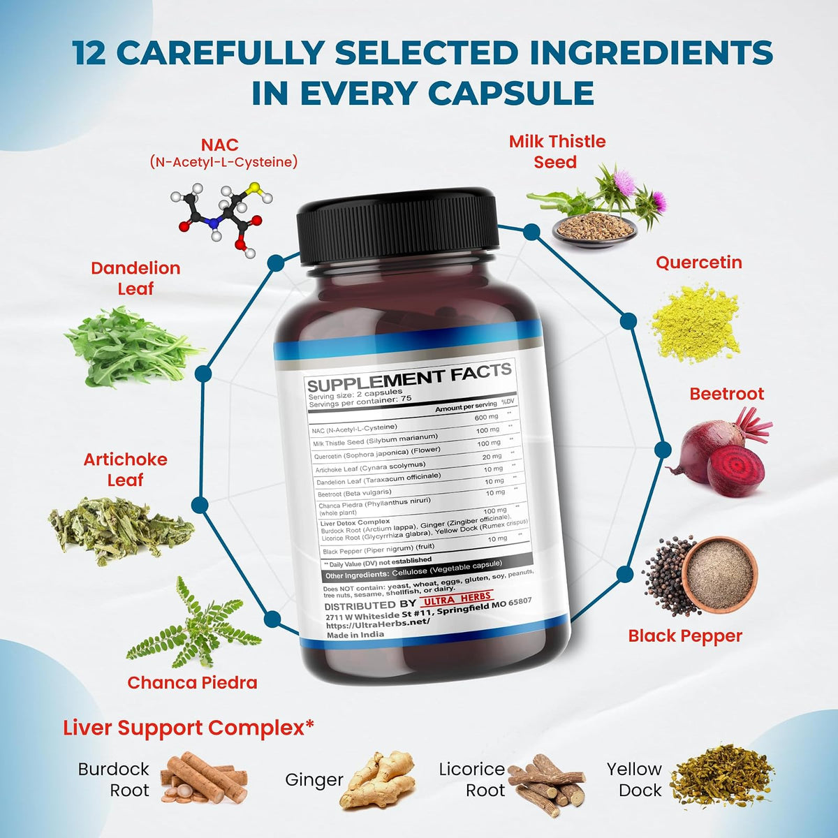 premium milk thistle herbal supplement