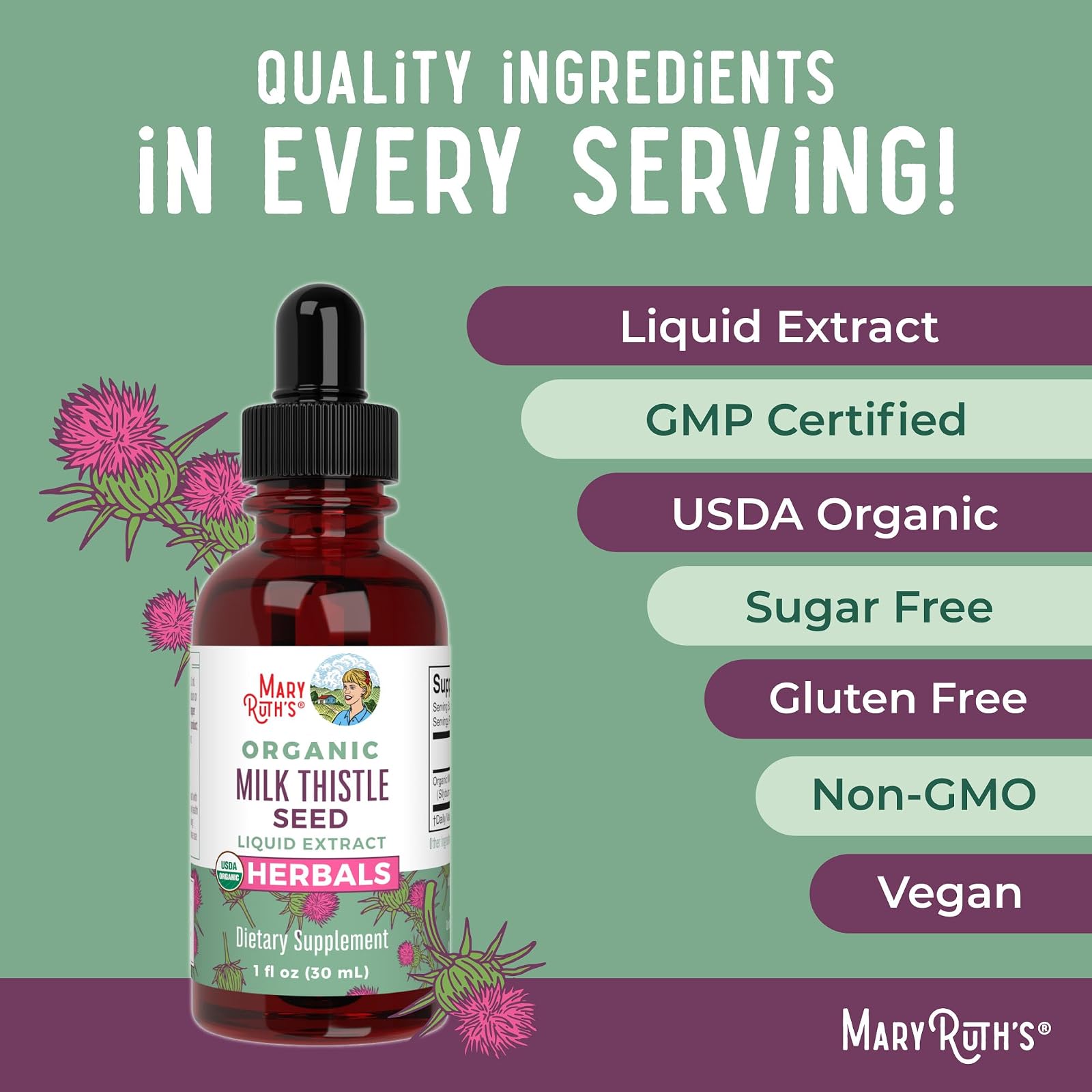 premium milk thistle liquid formula