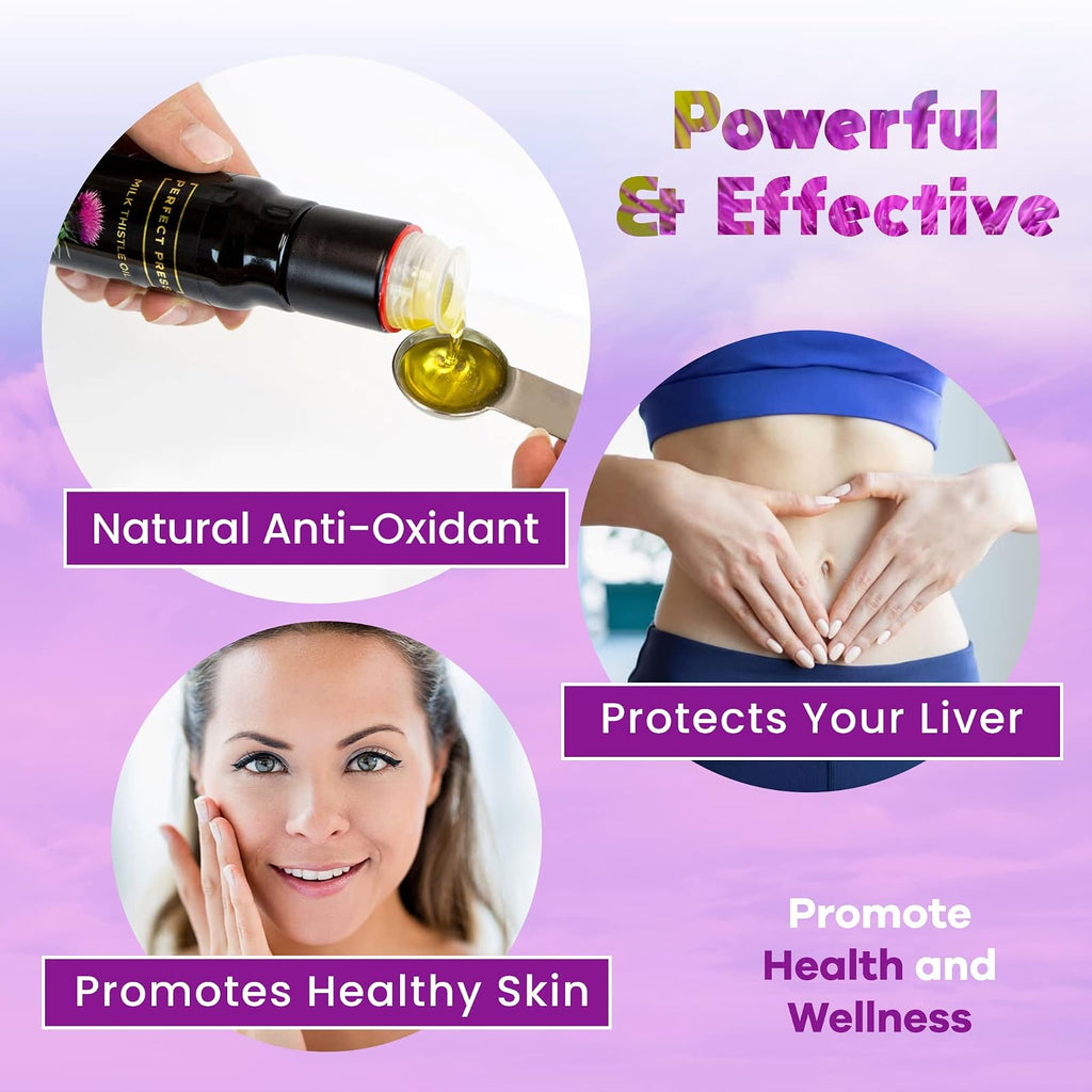 premium milk thistle oil supplement