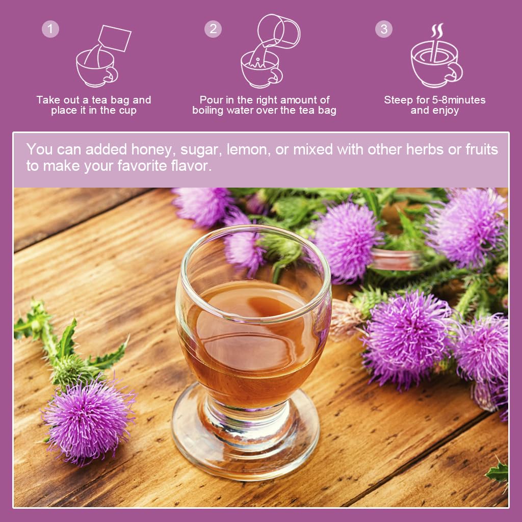 premium milk thistle tea bags