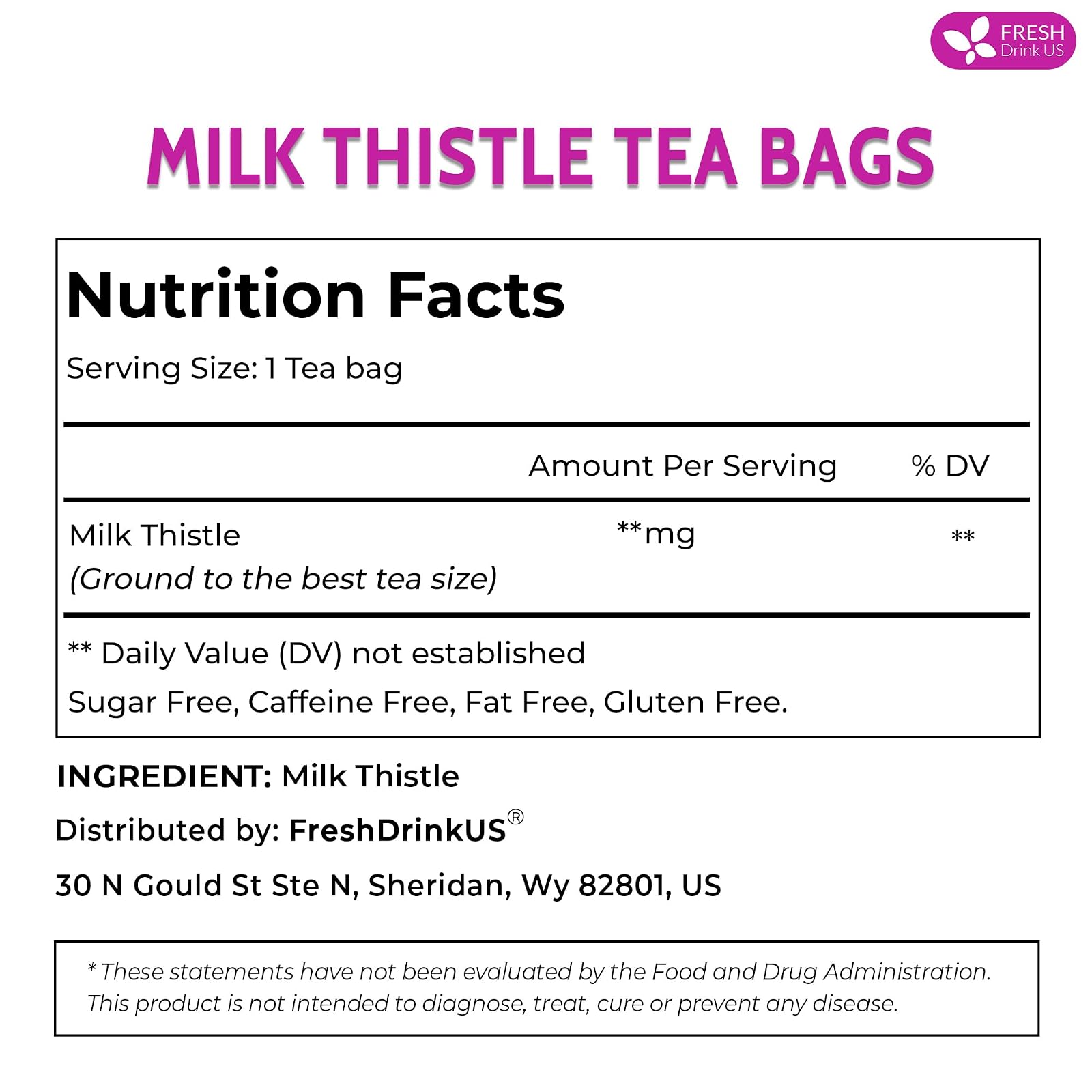 premium milk thistle tea experience