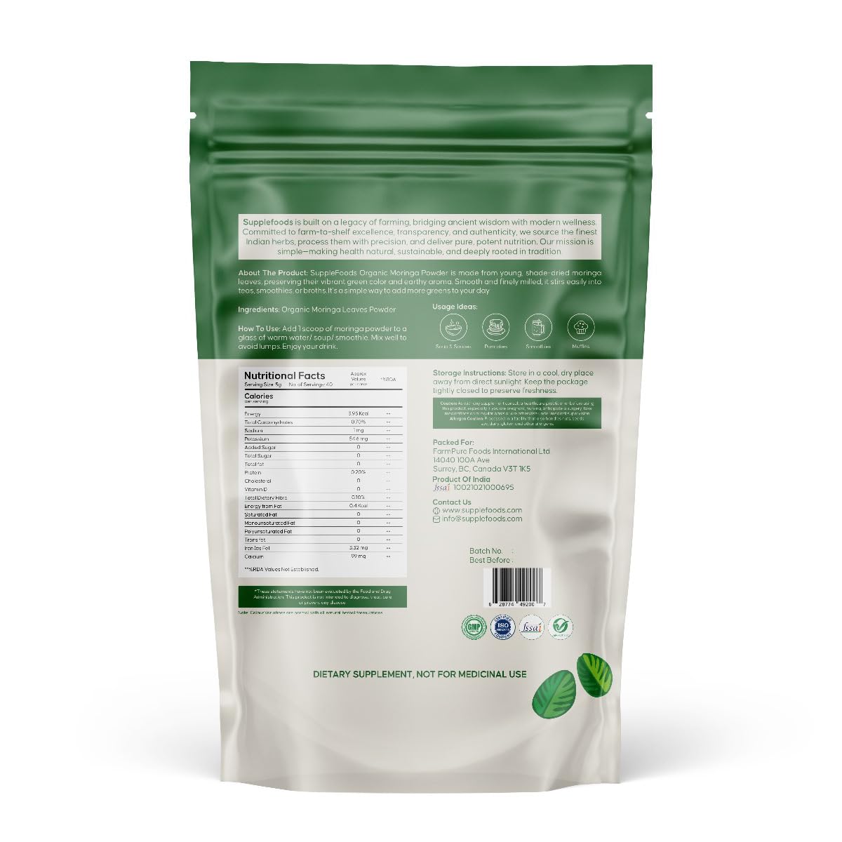 premium moringa powder for daily nutrition