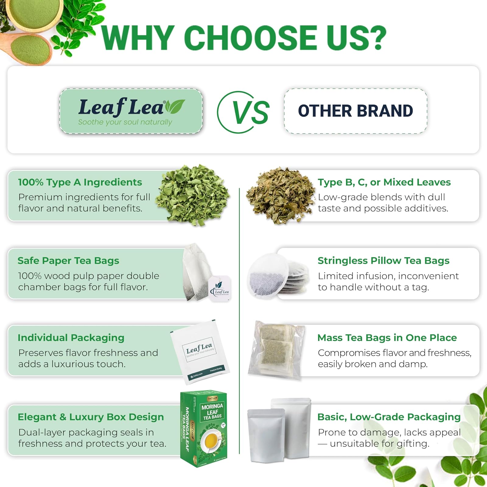 premium moringa tea for wellness