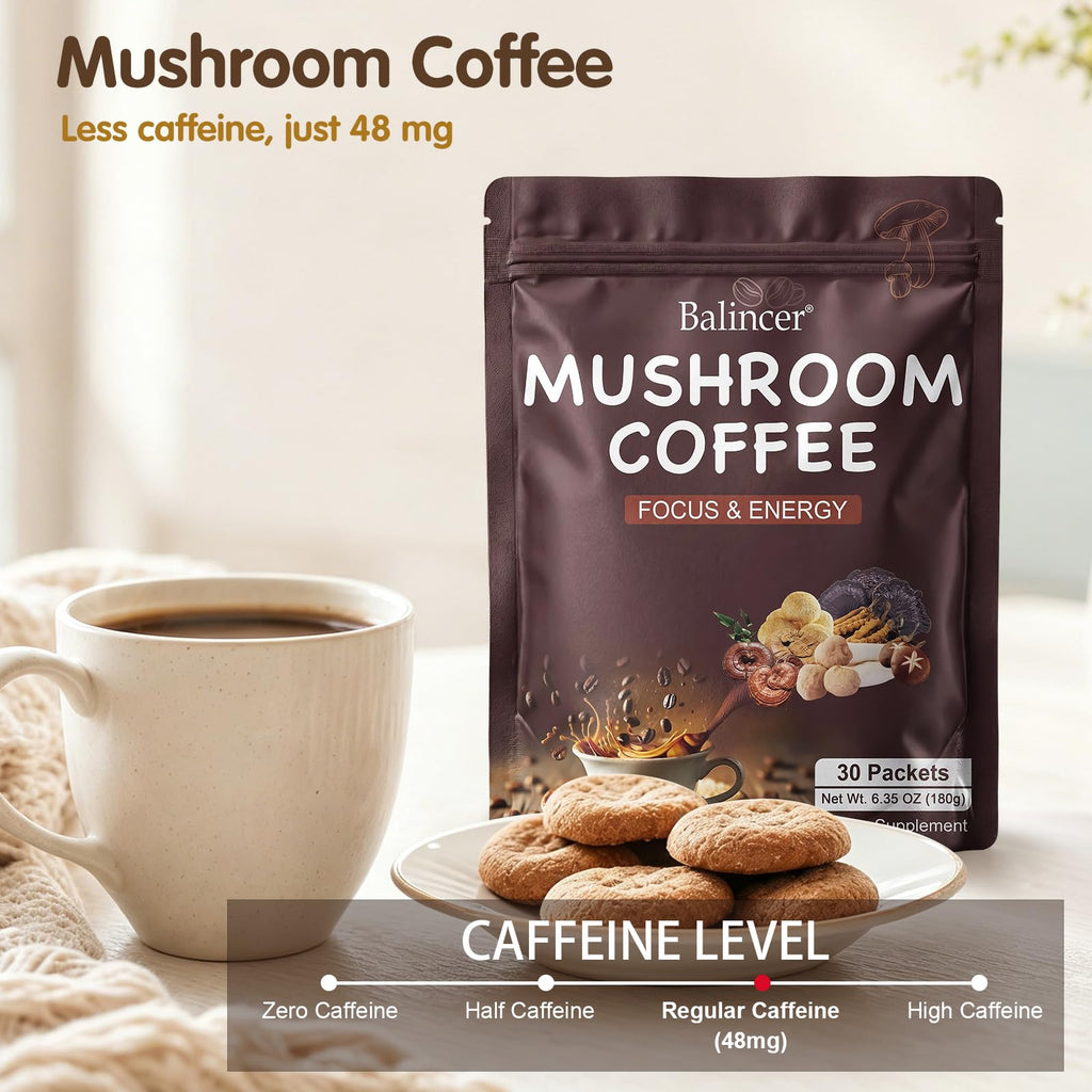 premium mushroom blend coffee experience
