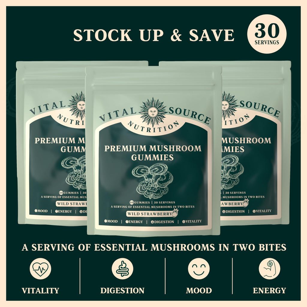 Premium mushroom blend for wellness