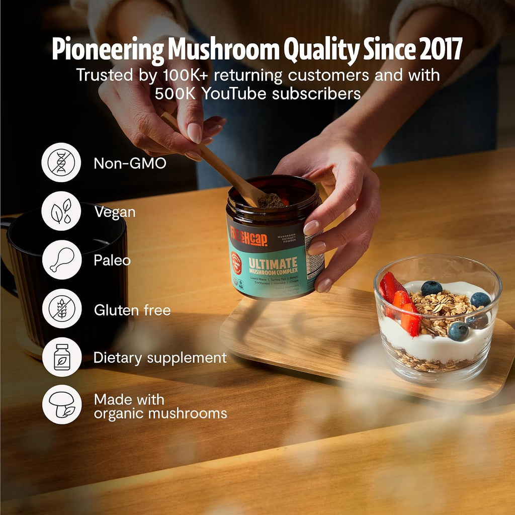 premium mushroom complex for stress relief
