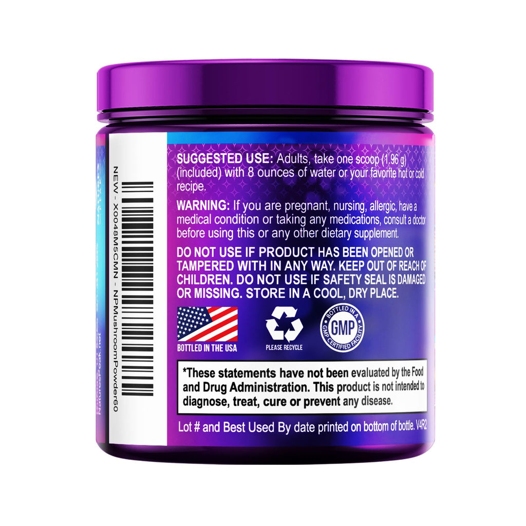 premium mushroom powder blend for vitality