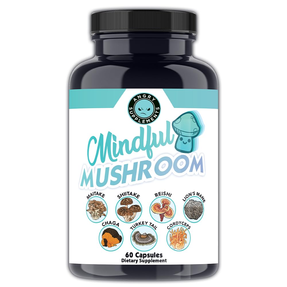 premium mushroom supplement capsules
