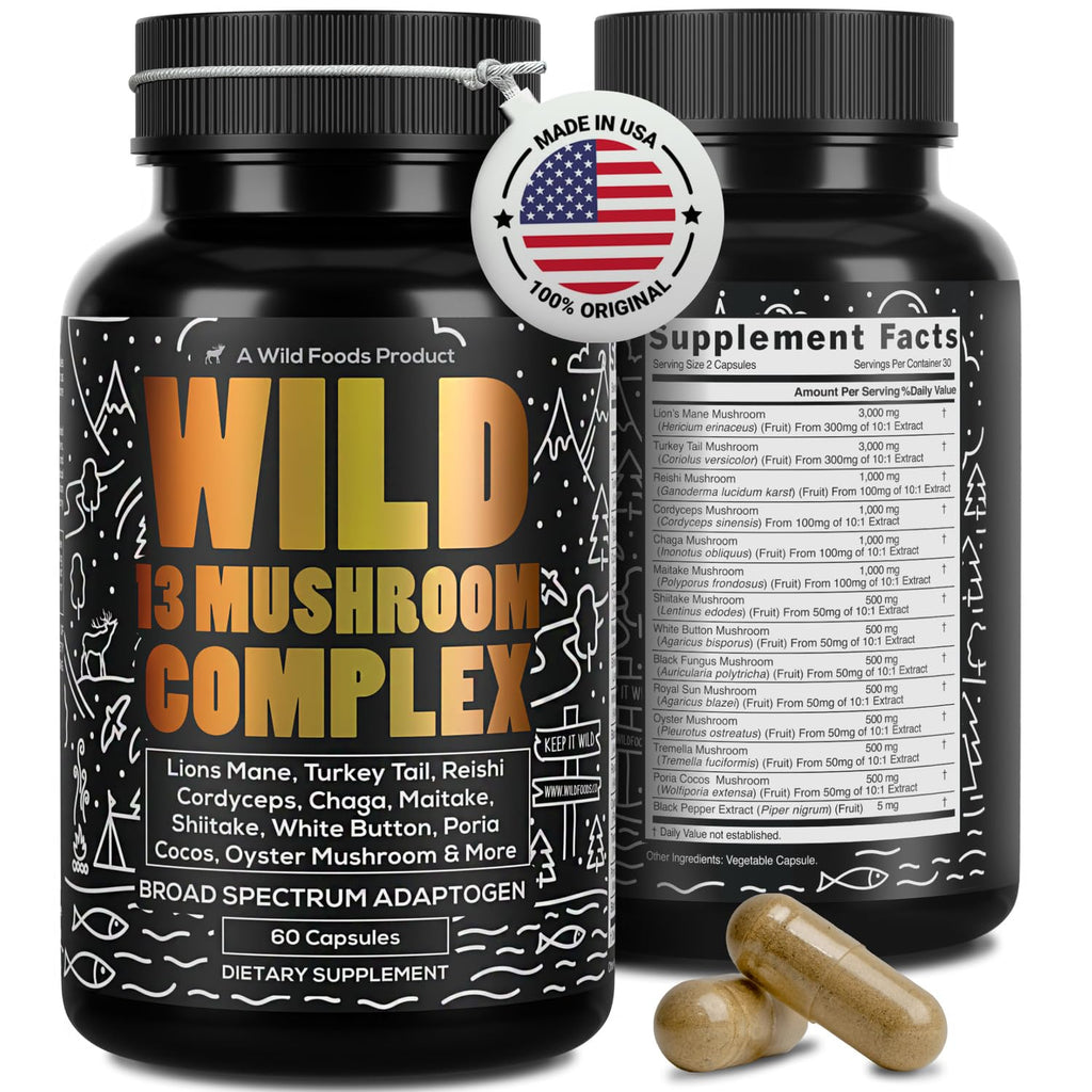 premium mushroom supplement for energy