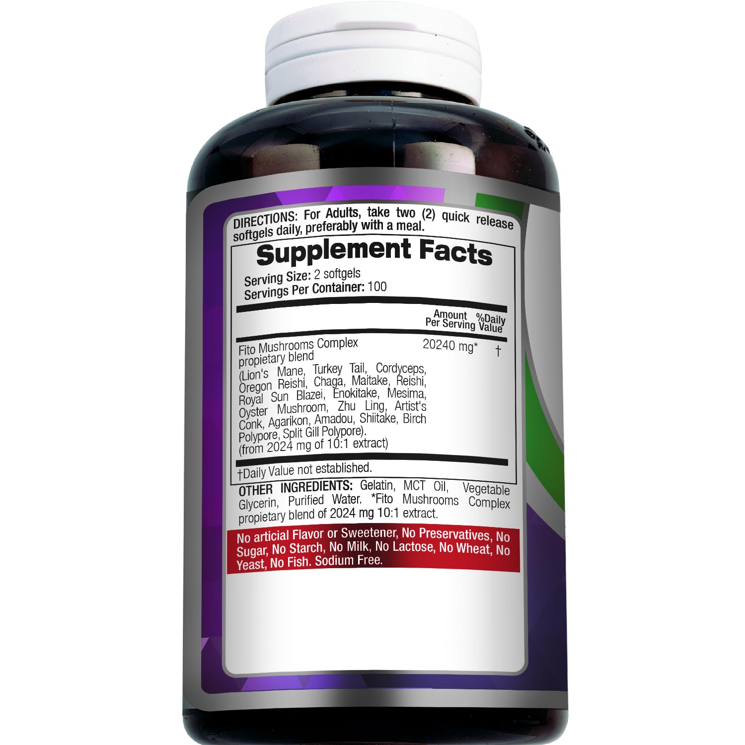 premium mushroom supplement formula