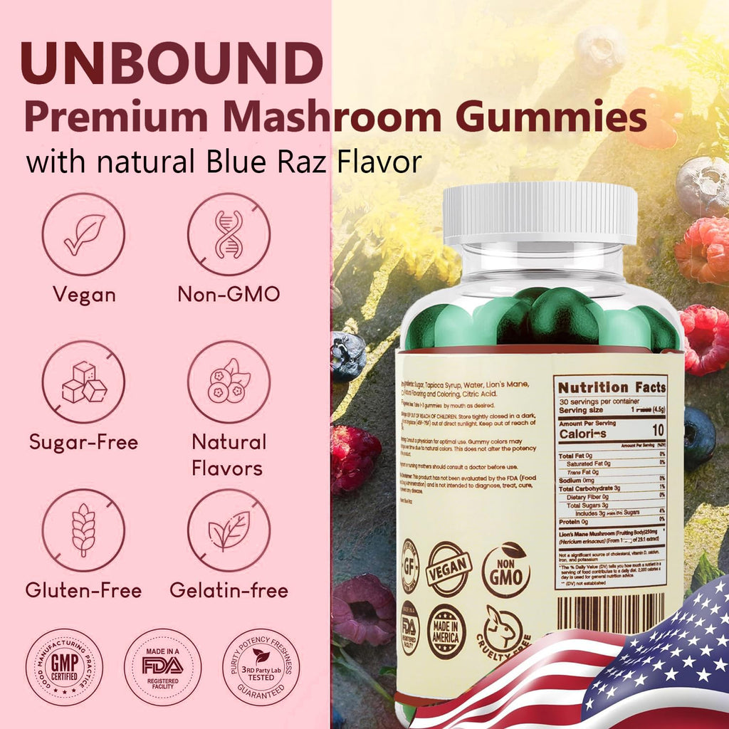 premium mushroom supplements for focus