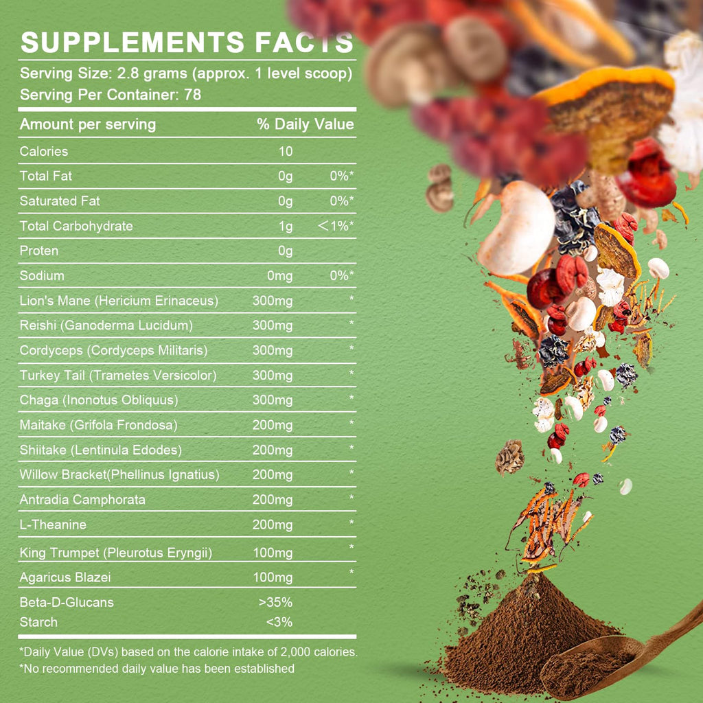premium mushrooms for immune function