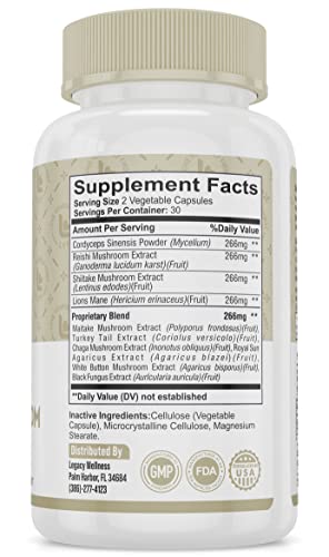 premium mushrooms for natural energy