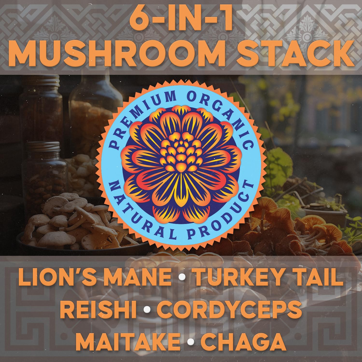 premium mushrooms for stress relief