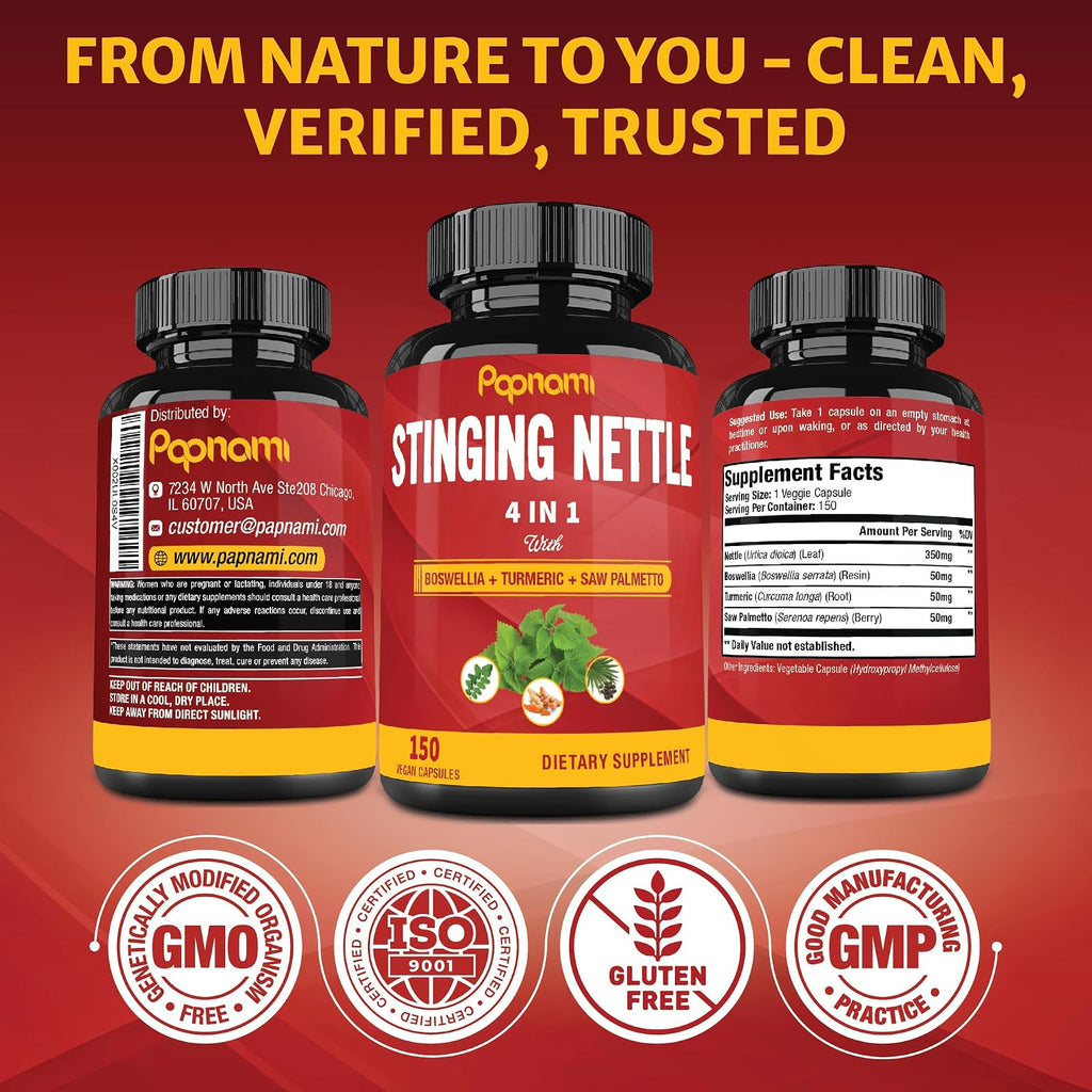 premium nettle extract for men's health