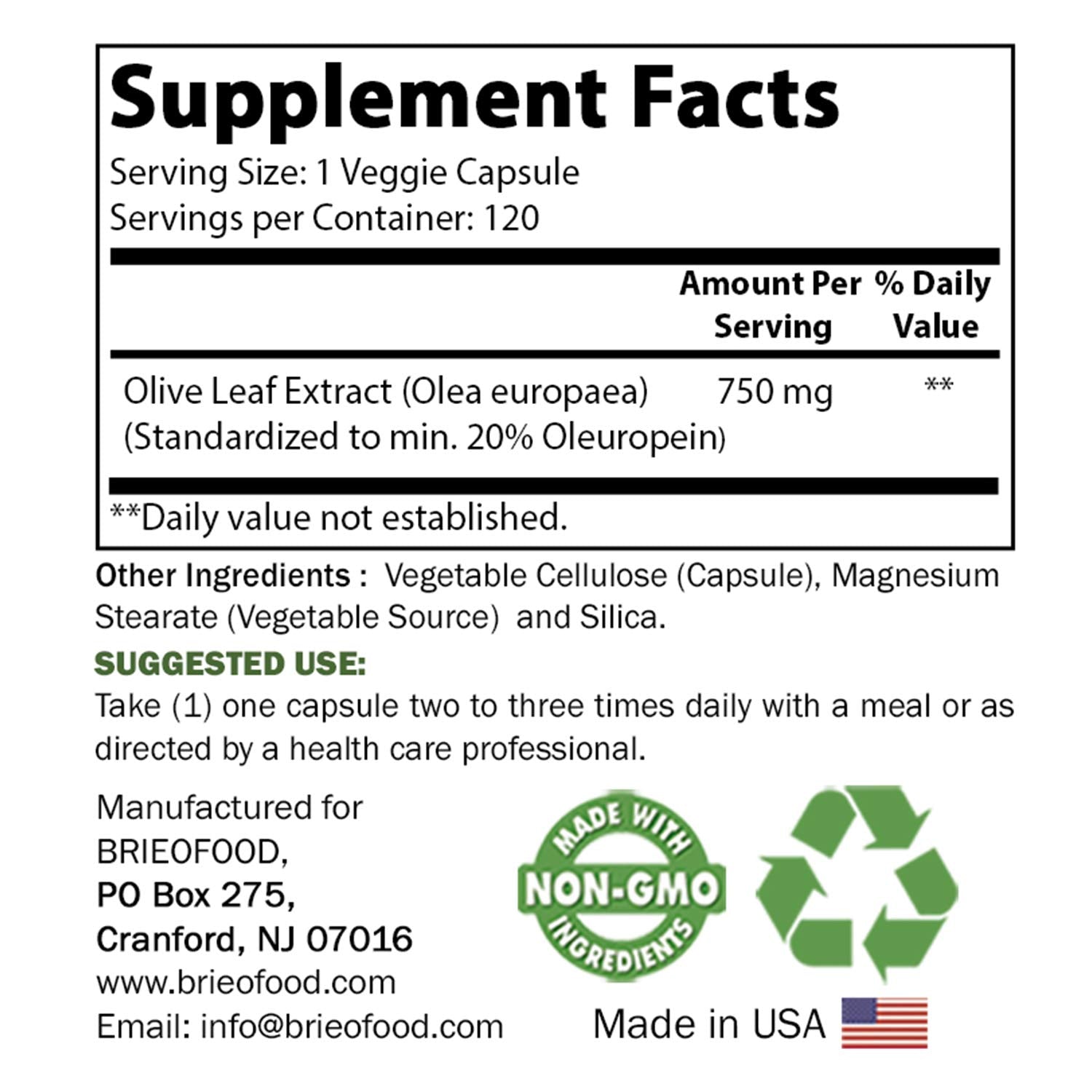 premium olive leaf extract in Canada