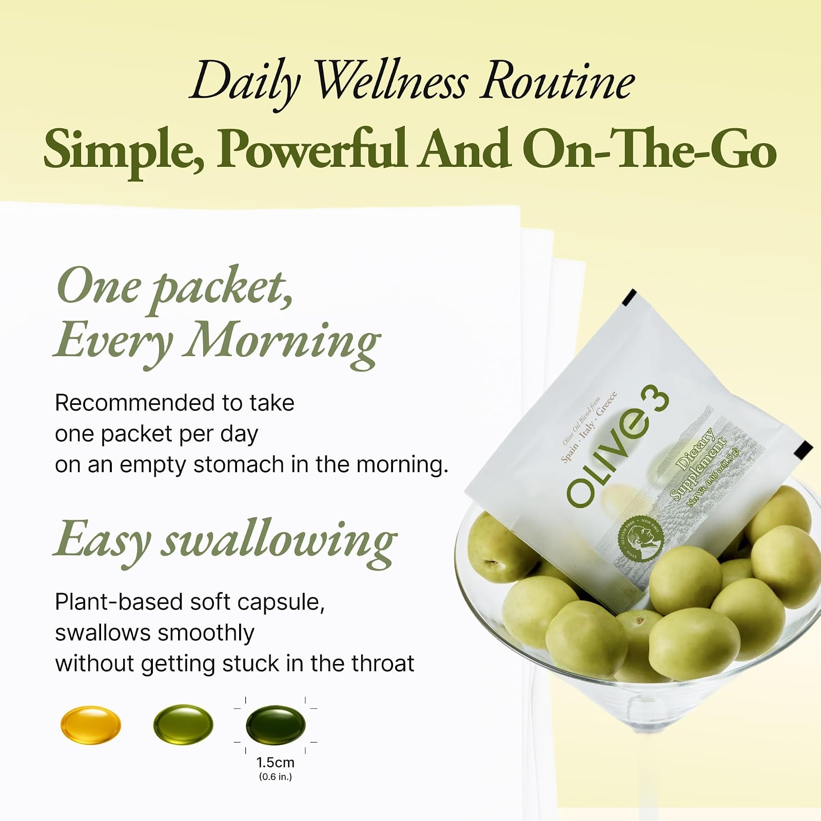Premium olive oil for overall health