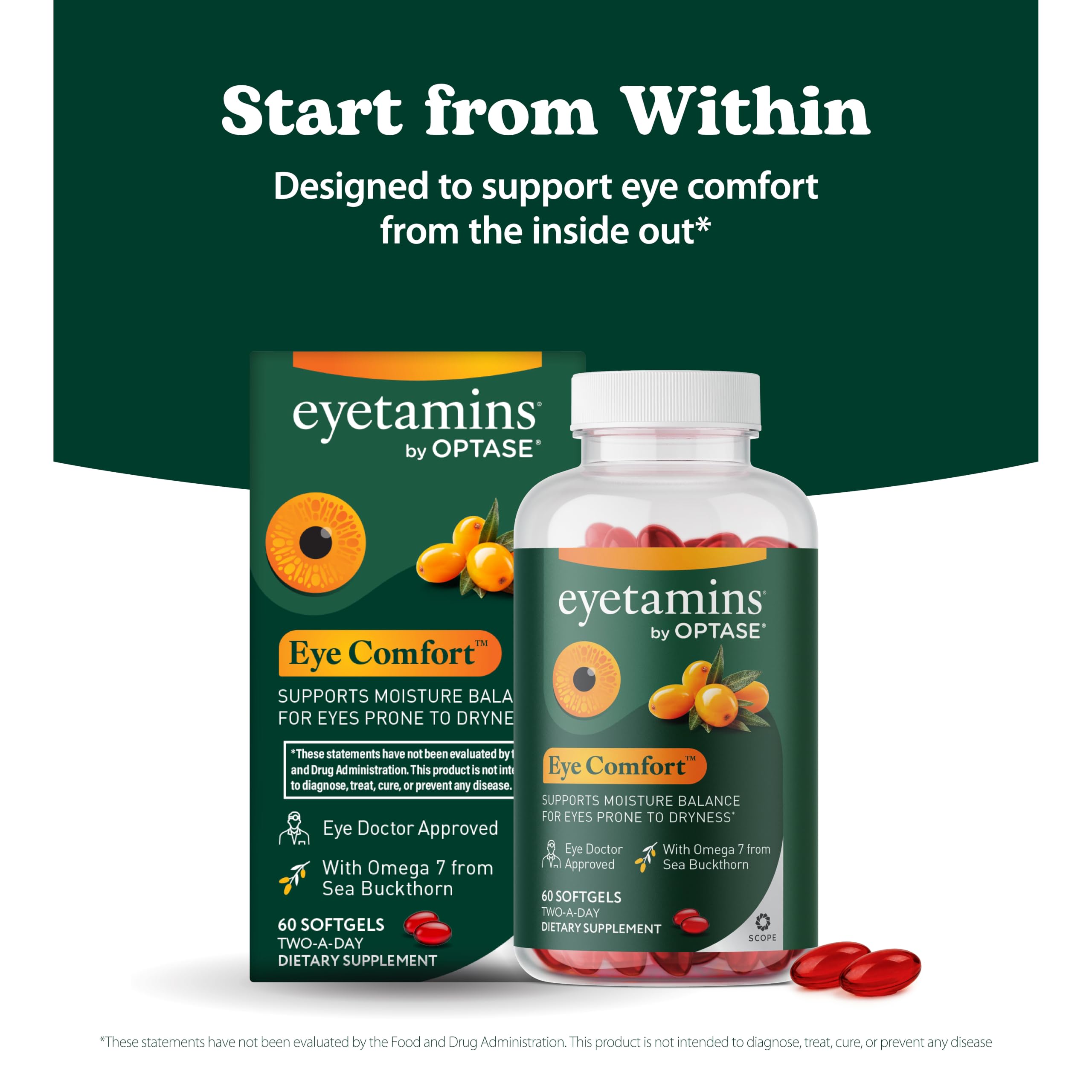 premium omega eye supplement for comfort
