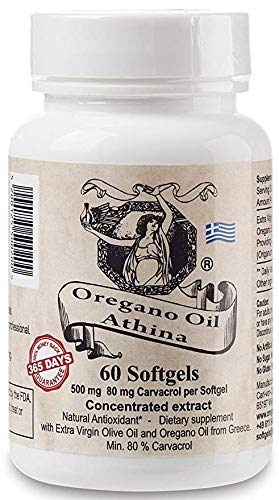 premium oregano oil softgels