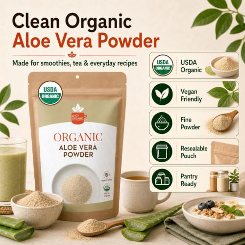 premium organic aloe powder for health