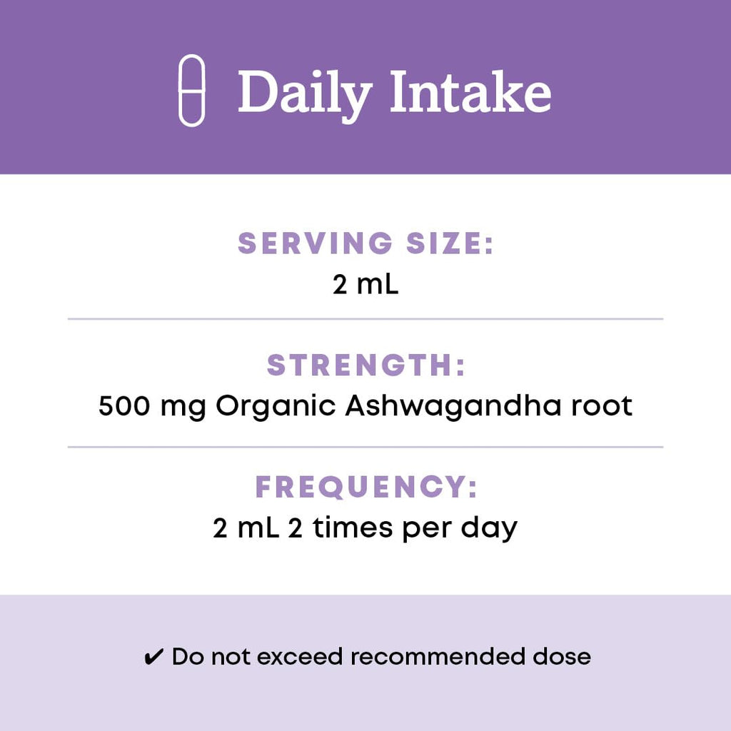 Premium organic Ashwagandha tincture