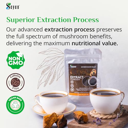 premium organic chaga mushroom powder