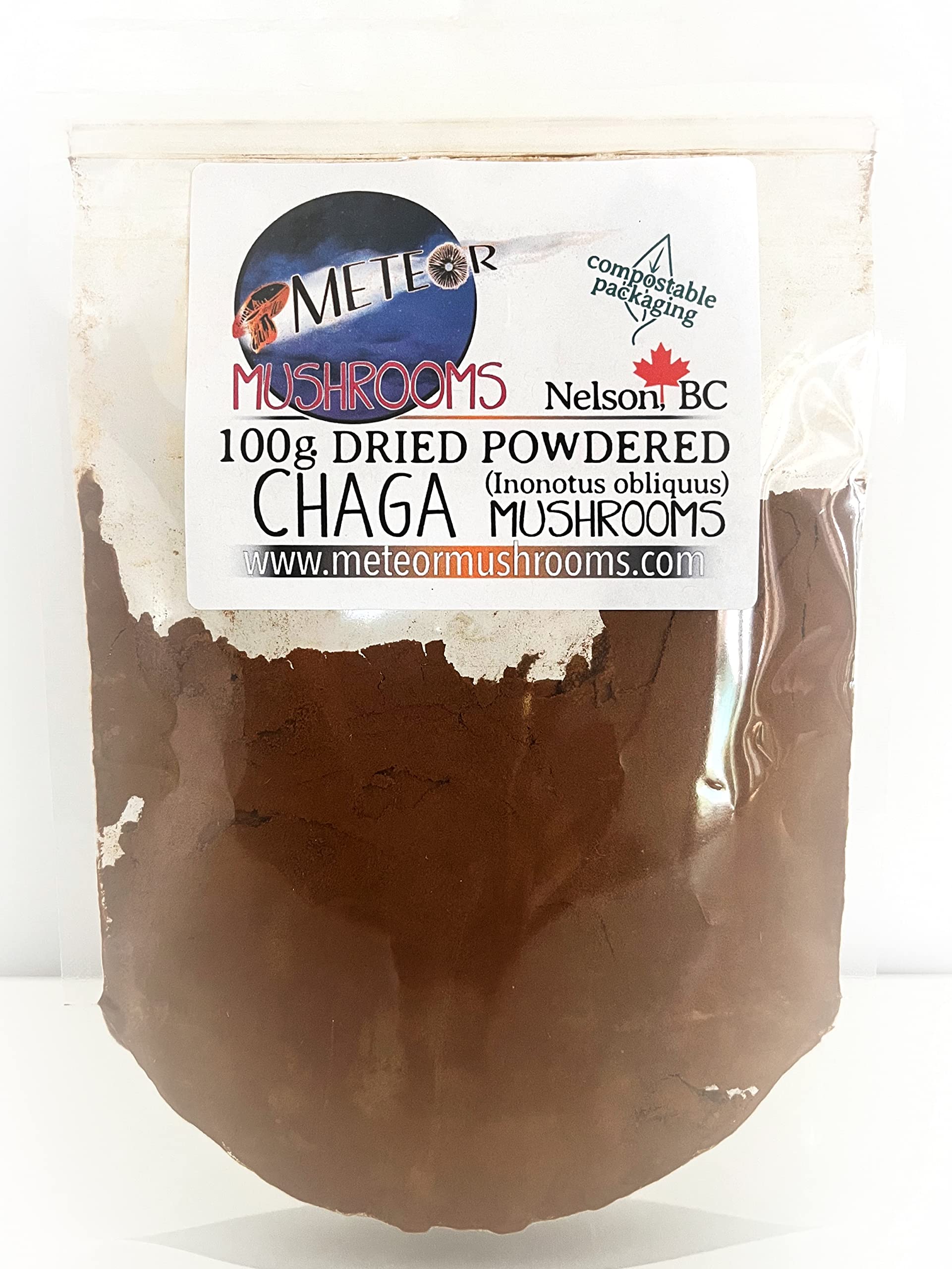 premium organic chaga mushroom powder