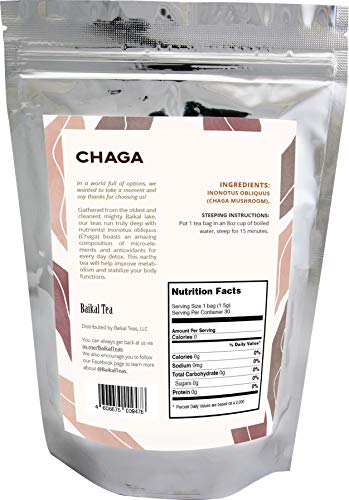 premium organic chaga tea blend
