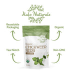 premium organic chickweed for brewing