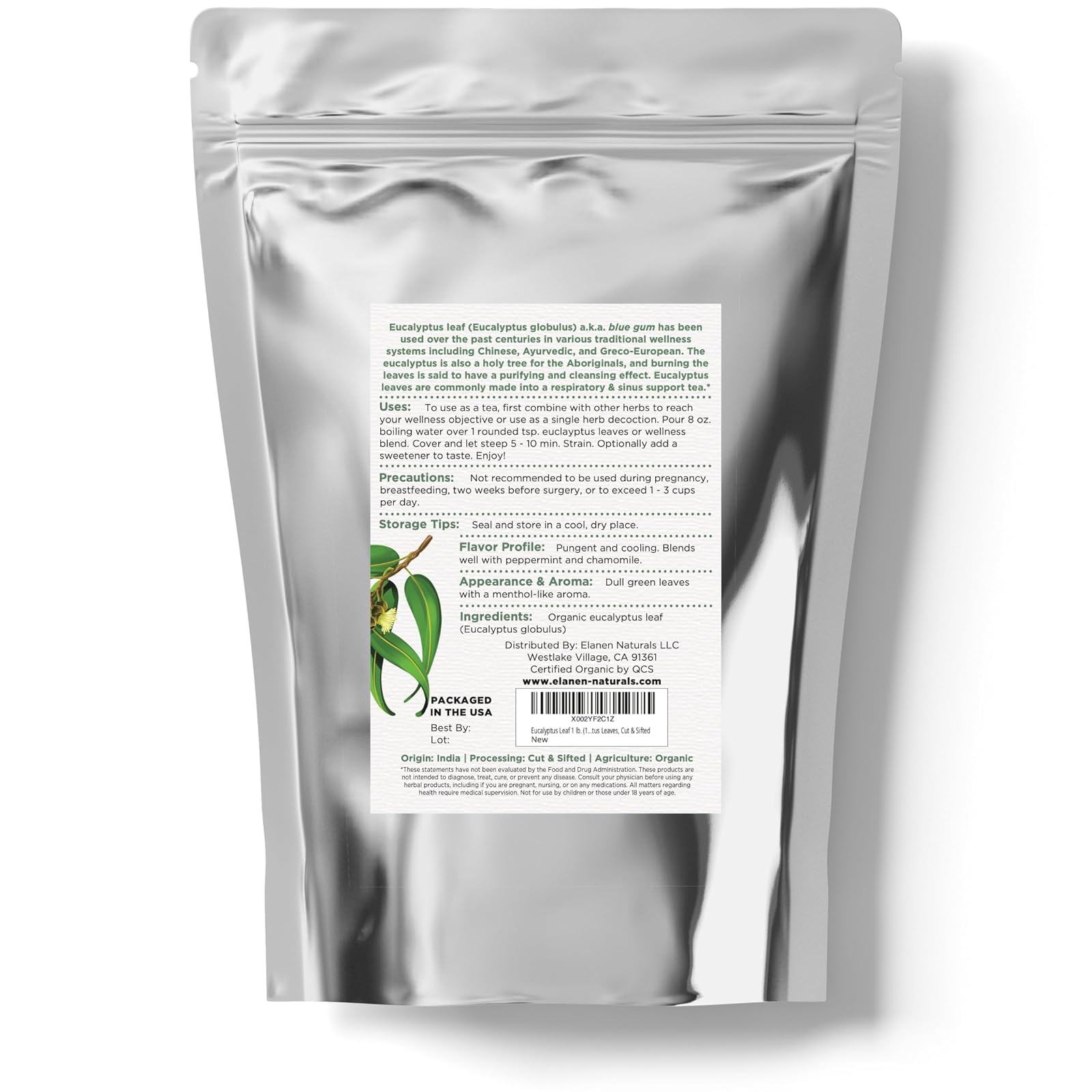 premium organic eucalyptus tea leaves