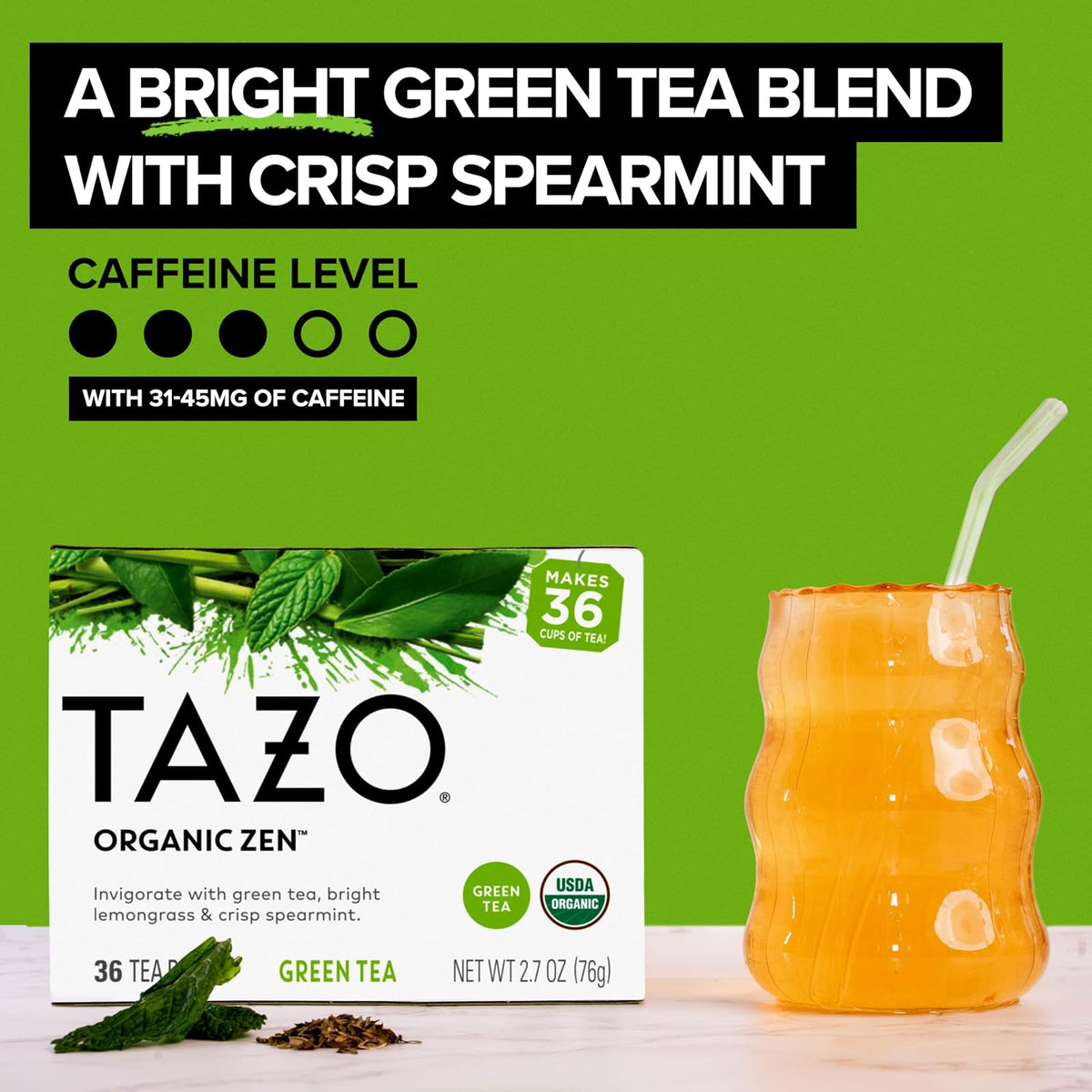 premium organic green tea bags