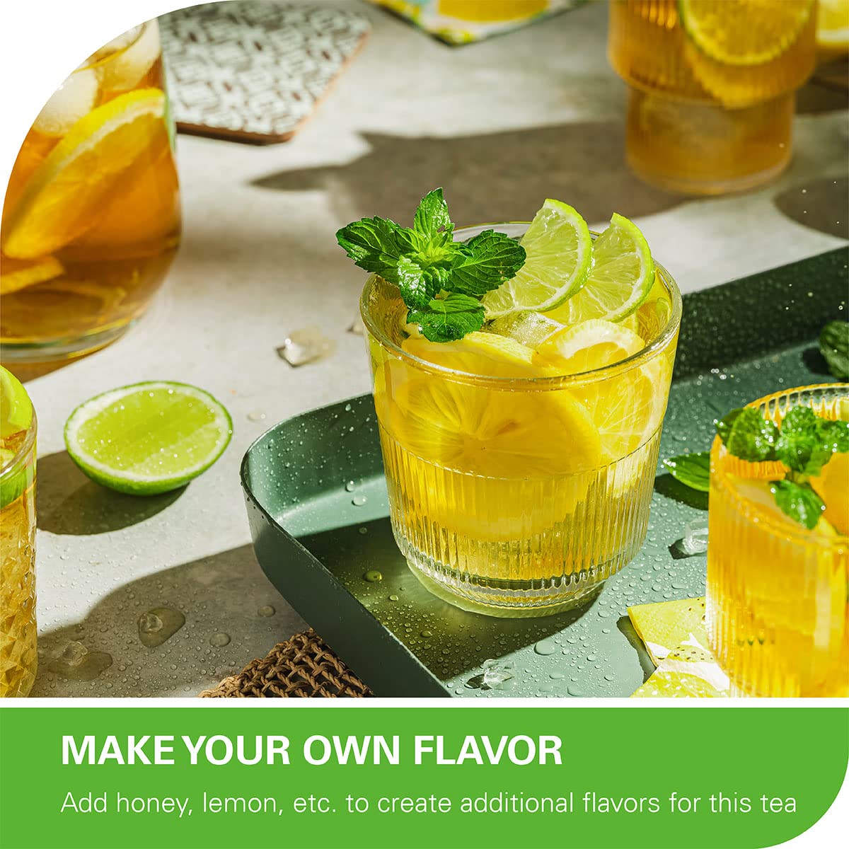 premium organic green tea blend