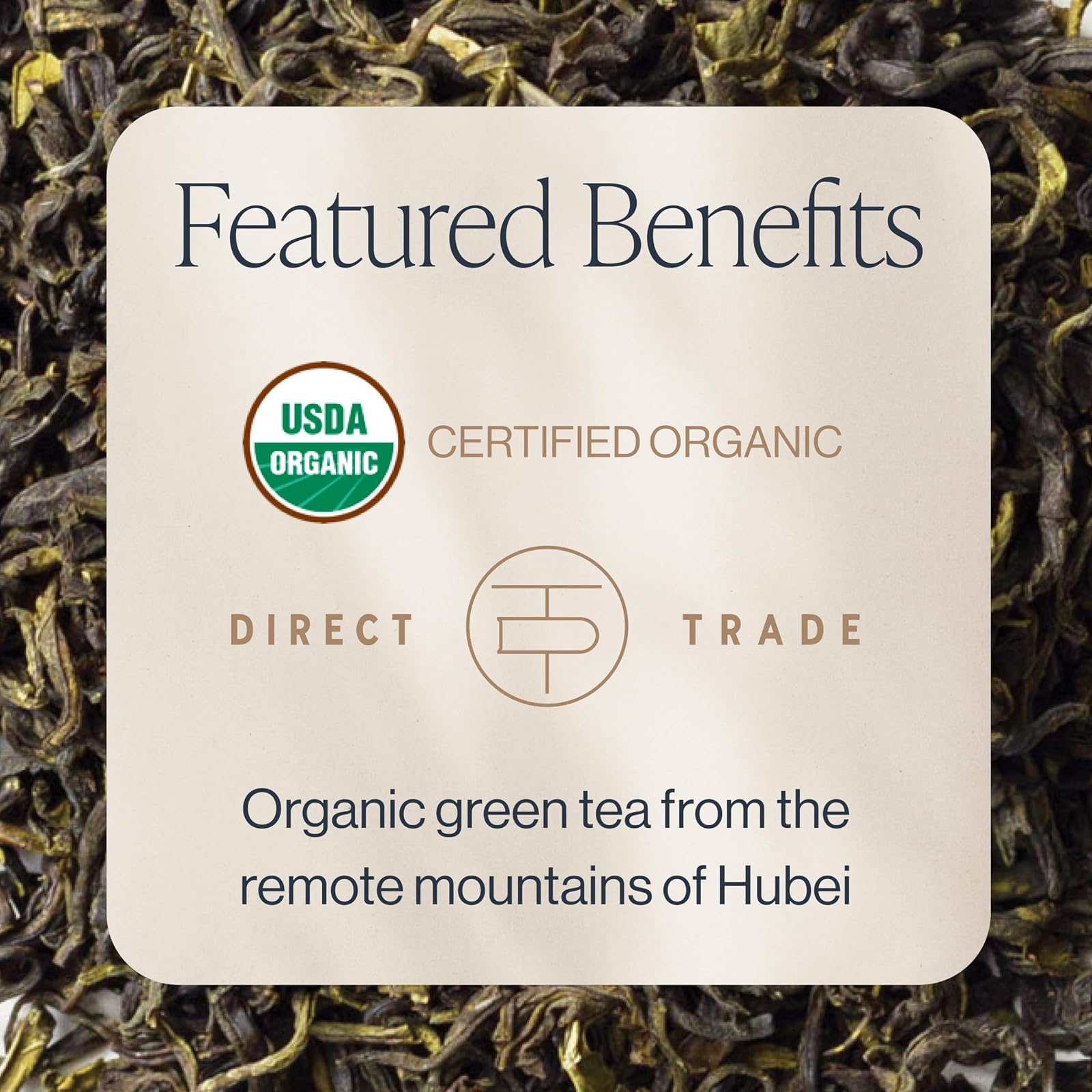 premium organic green tea blend