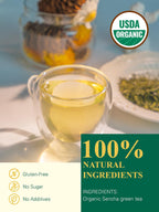 premium organic green tea blend