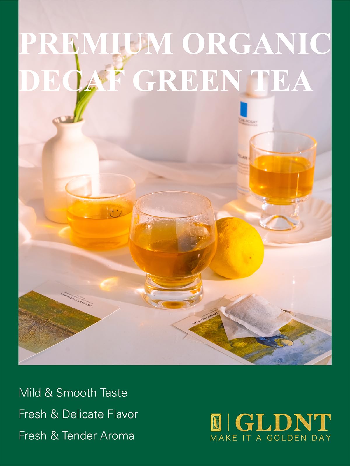 premium organic green tea experience